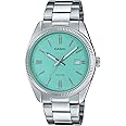 Casio Enticer Men MTP-1302D-2A2VCF Analog Turquoise Blue Dial Men ...