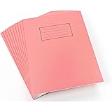 RHINO F8M A4 80 Page Exercise Book - Pink (Pack of 10), VEX668-115-6 ...