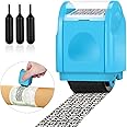 1 Pcs Wide Identity Theft Protection Roller Stamp with 3 Ink Refills, Information Blocker Roller ...