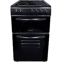 Statesman EDC50B Fan Assisted Double Oven Electric Cooker, 4 Zone ...