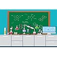 BELECO 2.1x1.5m Fabric Science Lab Backdrop Cartoon Chemistry ...
