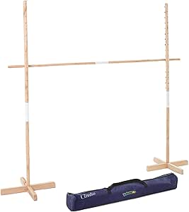 Wooden Limbo Game in a Bag- NEW Stronger design with lower pegs for all ...
