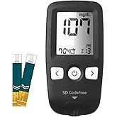 SD Codefree Blood Glucose Glucometer Kit With Vial Of 100 Strips, 100 ...