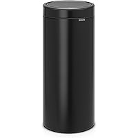 Brabantia 30L Kitchen Touch Bin New (White) Removable Lid, Soft-Touch ...