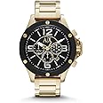 Armani Exchange Men's Wellworn Chronograph, Gold-Tone Stainless Steel ...