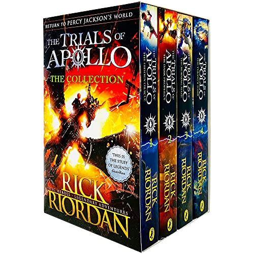 The Trials of Apollo Series Books 1 - 4 Collection Box Set by Rick ...