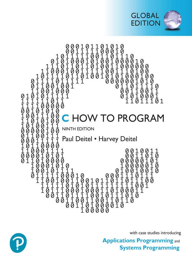 C How to Program: With Case Studies in Applications and Systems ...