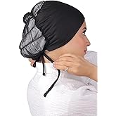 Le Voile Women No Thread Underscarf APPAREL HEAD NECK COVERING Black One Size: Buy Online at ...
