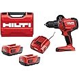 Hilti 2336031 KIT Atornillador taladro percutor a batería SF 6H-A22 + 2 baterías B 22/4.0 ...