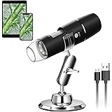 pancellent WiFi Digital Microscope Wireless Handheld USB Microscope ...