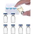 ZWCP 2ml Glass Vials for Injections, Self-Healing Injection Port, Empty ...