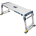 Werner 79023 Adjustable Pro Work Platform Work & Access, Silver, One ...