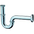 Hansgrohe 53002000 Sifón en S para lavabos estándares, Cromo, 10.2 cm ...