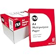 nu: A4 Multi-Purpose Printer Paper, White, 500 Sheets, Smooth Surface ...