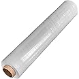 iSOUL Clear Shrink Wrap, Pallet Wrap Cling Film Roll 400mm x 250m Tear Resistant Water Proof ...