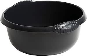 Wham High Grade Plastic Washing Up Bow Round Midnight Black Color ...