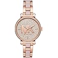 Michael Kors Watch for Women Sofie, Three Hand Movement, 36 mm Rose ...