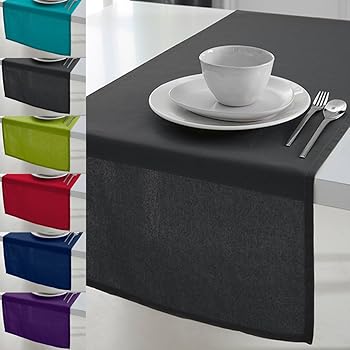 Linen & Cotton Runner Da Tavolo Elegante SCANDI Motivi Nordico, 100% ...