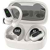 Poounur Wireless Earbuds, Bluetooth 5.3 Sport Headphones HiFi Stereo ...