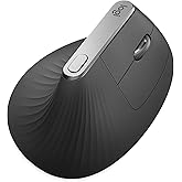 Logitech MX Vertical Wireless Mouse – Advanced Ergonomic Design Reduces ...