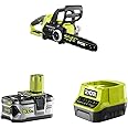 Ryobi OCS1830 ONE+ 18 V Cordless Brushless Chain Saw (30 cm Bar) with ...