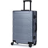 Verage Luxe Secure Jet Full Aluminium Body (44 Liters) Cabin Size Luggage with Zipper Less Frame ...