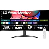 LG 34 Inches 21:9 Curved Ultra Wide Monitor, WQHD (3440 x 1440 Pixels ...