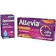 Allevia 120 mg tablets Fexofenadine Pack of 15 & Opticrom Hayfever ...