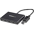 StarTech.com 4 Port DisplayPort MST Hub - DP 1.2 to 4x DP MST Hub - DisplayPort Multi Monitor ...