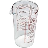 Pyrex 264P000 Maatbeker, Borosilicaatglas, Transparant, 1 Liter ...