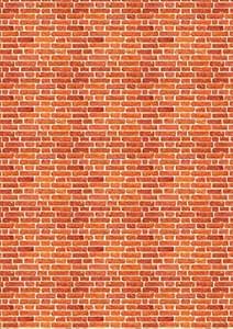 5 x A4 Brick Wall Design Backing Papers: Amazon.co.uk: Kitchen & Home