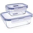 Luminarc Pure Box Active Set 2 Recipientes Rect Herméticos Vidrio Set 2 ...