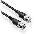TNP BNC Cable (6 Feet) - BNC Male To Male Extension Connector Adapter RF Professional RG-58/U ...