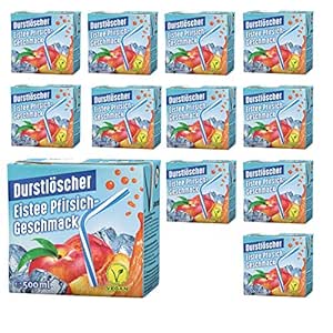 WeserGold Eistee Pfirsich, 12er Pack (12 x 500 ml) : Amazon.de: Lebensmittel & Getränke