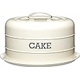 KitchenCraft Living Nostalgia Cake Tin Storage, Airtight Cake Storage ...