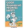 SignageShop Good Housekeeping Promotes Safety Poster : Amazon.in ...