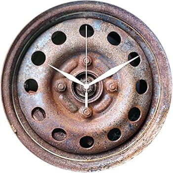 OOTB Wheel Wall Clock with 16 LED, Multi-Colour, 8 x 35 x 35 cm: Amazon ...