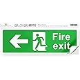 SAFETYKING® 1 Piece Fire Exit Sticker Running Man Right Sticker | 30 cm ...
