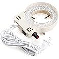 DHRUVPRO Microscope Ring Light 2.56" ID Adjustable 56 LED Illuminator ...