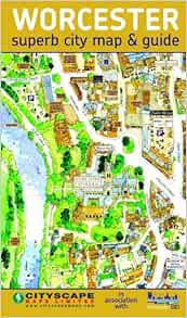Amazon.fr - Worcester City Centre Map and Guide - - Livres