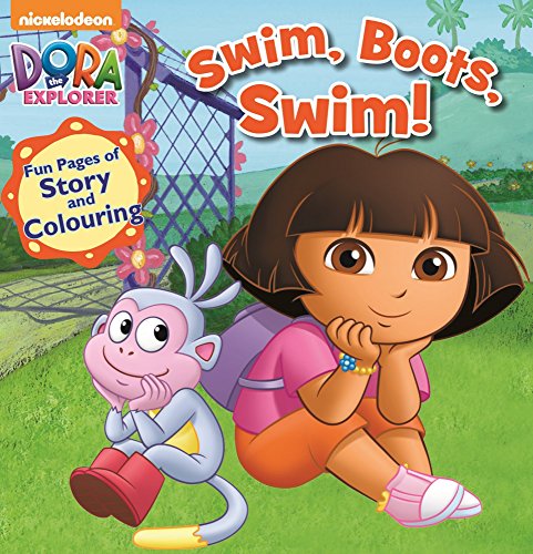 Buy Nickelodeon Dora: The Explorer Swim Boots Swim Story and Colouring ...