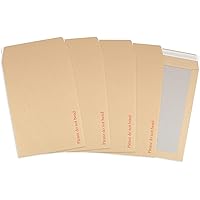 Triplast Manilla Hard Board Back Envelopes - Cardboard Backed Please Do ...