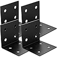 4 Pcs Equerre Metal, Équerre de Fixation en Métal, Support en L Angle ...