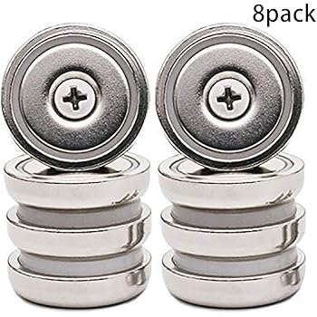 5 x Neodym-Magnet-Pin: Magnethalter, Haltemagnet, Werkzeughalter, Wand ...