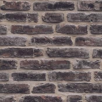 3D Washable Blown Vinyl Rustic Brick Effect Wallpaper: Amazon.co.uk ...