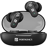 Portronics Harmonics Twins S18 in Ear TWS Earbuds with 30H Playtime, in ...