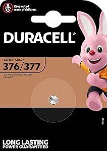 Duracell 376/377 1.5V Watch Battery: Amazon.co.uk: Watches