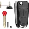2 Buttons For Vauxhall Corsa D Key Fob Replacement For Opel Vauxhall ...