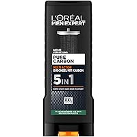 L'Oréal Paris Men Expert 5in1 Duschgel für Männer, Zur Reinigung von Körper, Haar und Gesicht ...