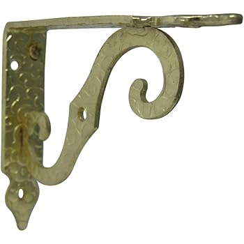 Winkel Regal Regalwinkel Regalträger Konsole 85x100mm vermessingt ...